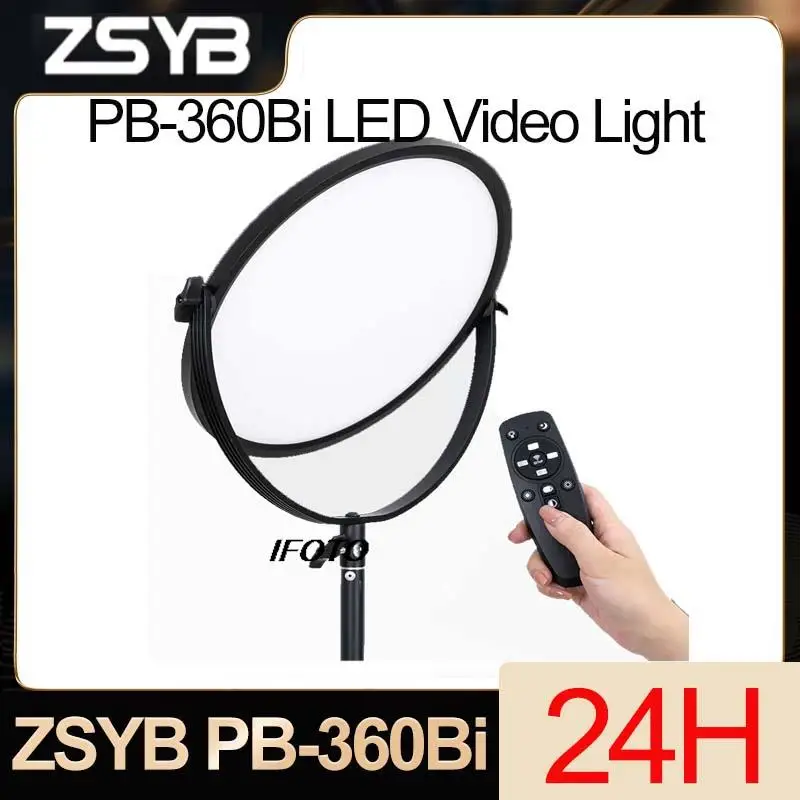 ZSYB-PB-360Bi-LED-Video-Light-60W-Photography-Light-with-Remote-Control ...
