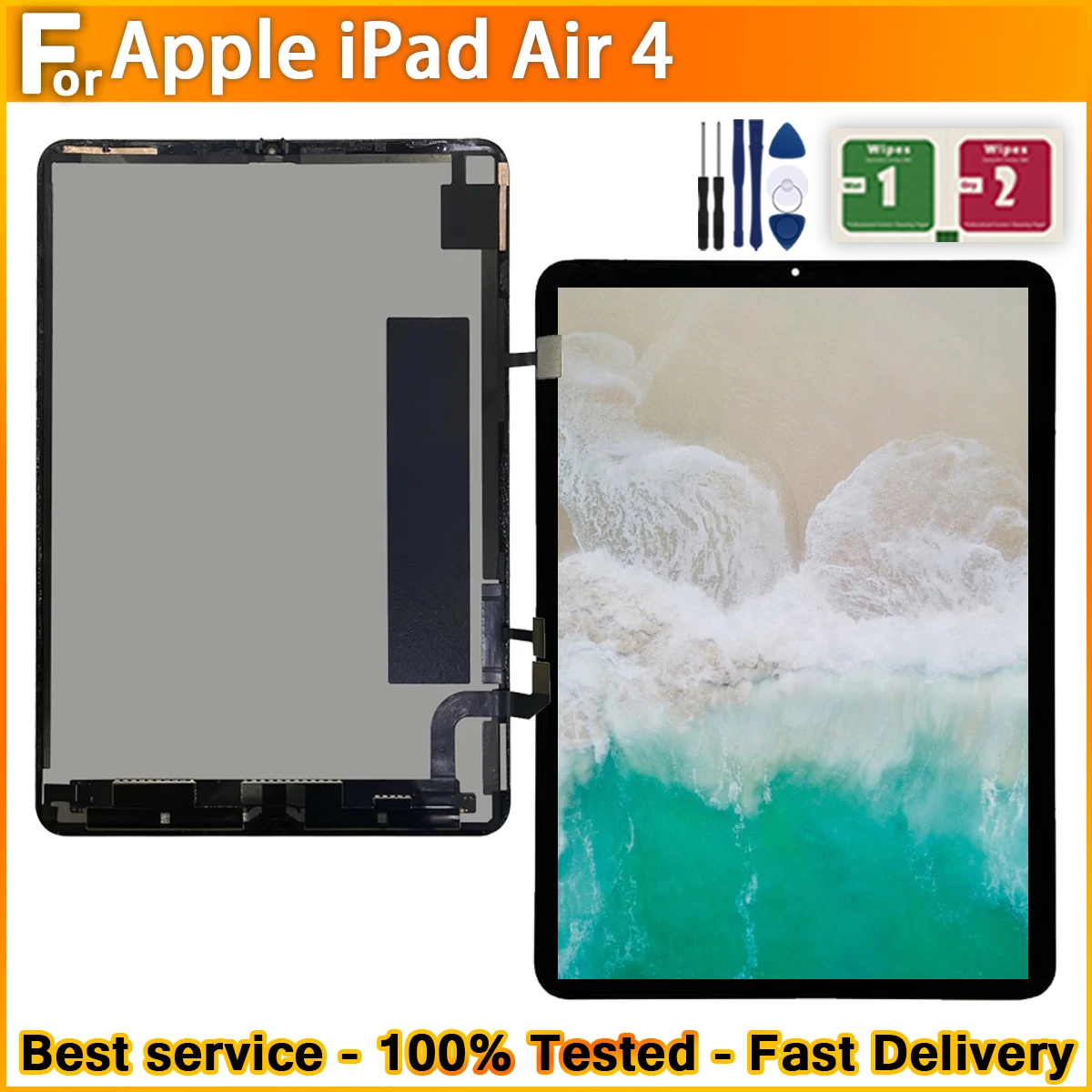 100-Tested-NEW-LCD-For-Apple-iPad-Air-4-4th-Gen-Air4-2020-A2324-A2316 ...