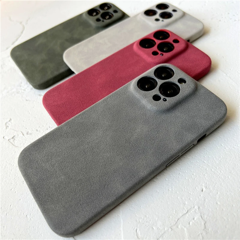 For-iphone-14-Plus-Ultra-thin-Suede-Texture-Phone-Cases-For-iPhone-13 ...
