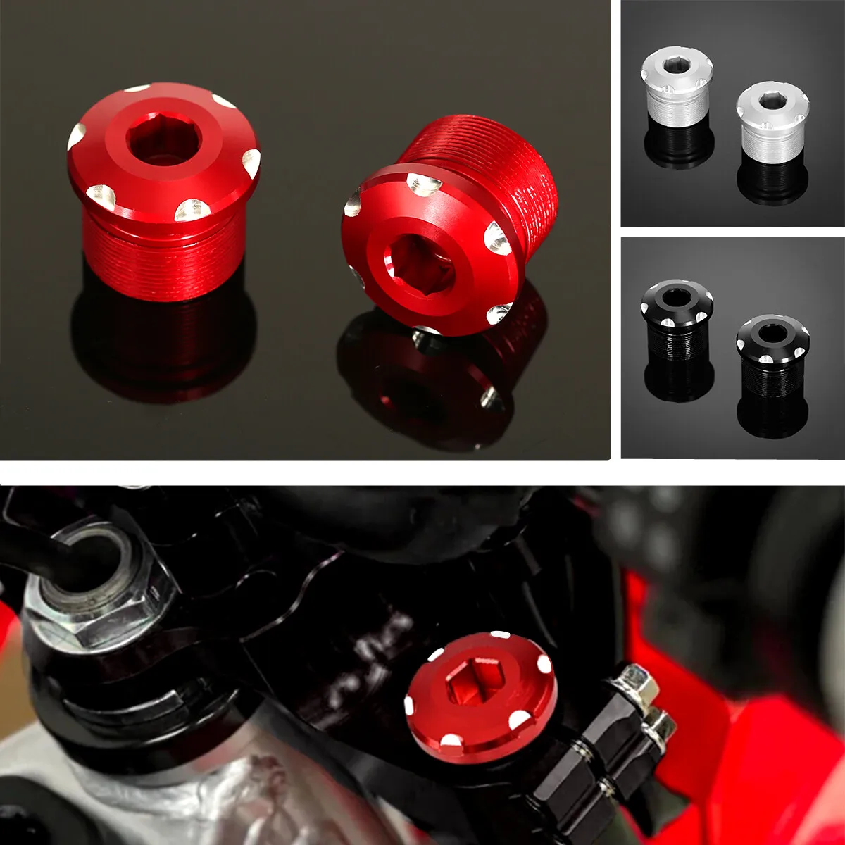 3D Front Fork Top Cap Cover For Honda CRF CRF110 CRF110F CRF125 CRF125F ...
