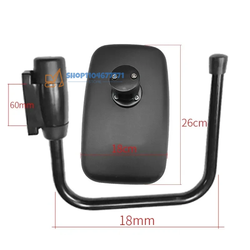 For Excavator Mirror Reversing Rearview Mirror Excavator Accessories ...