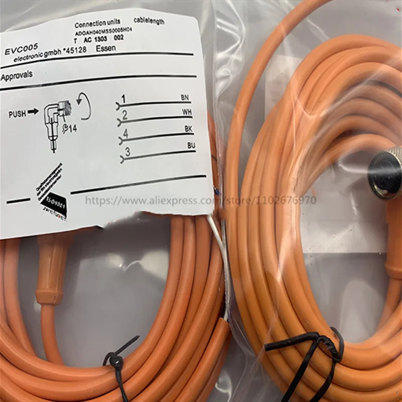 IFM-Cable de conexión EVC001 EVC002 003 004 005 006 154 141 142 143 144 145