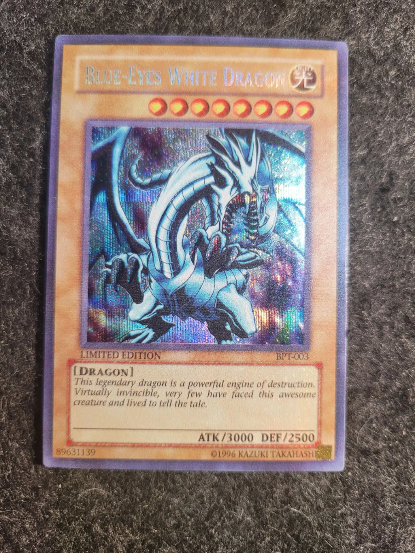 Blue Eyes White Dragon Limited Edition