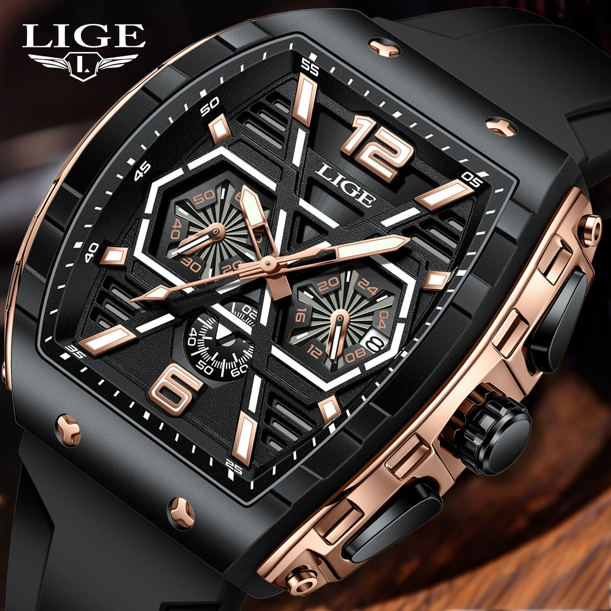 LIGE-Luxury-Waterproof-Quartz-Wristwatch-Raise-Wrist-Luminous-Men-Watch ...