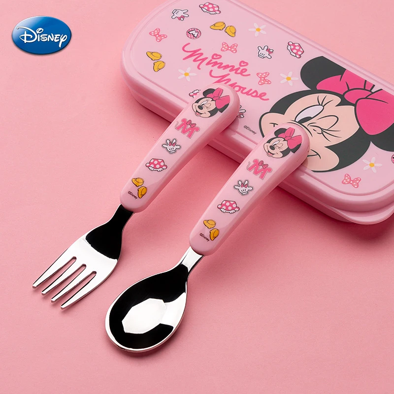 Disney-Mickey-Minnie-Mouse-Fork-Spoon-Cutlery-Tableware-Set-Frozen-Elsa ...
