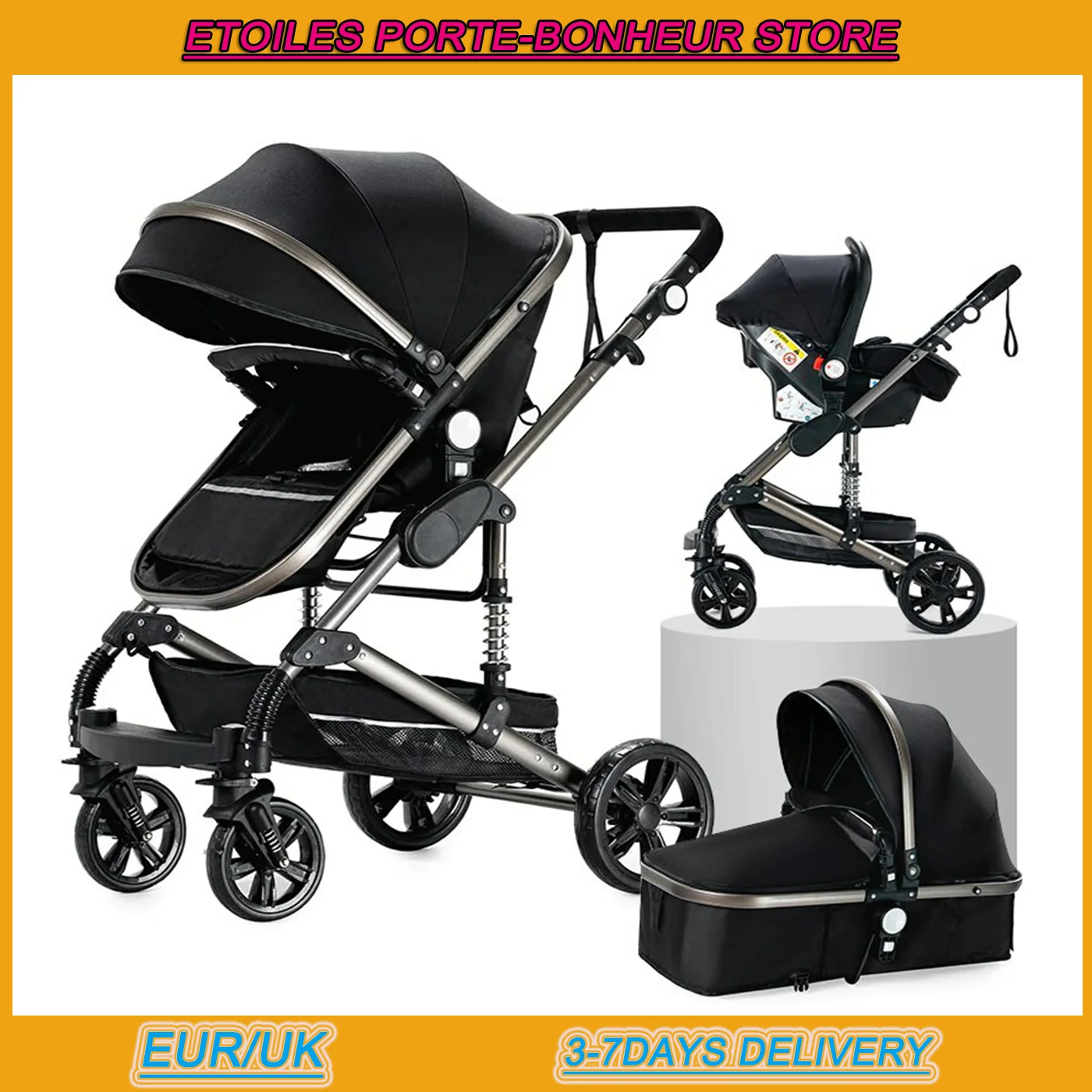 Baby-stroller-Stroller-for-baby-Baby-pram-Baby-carriage-Lightweight ...