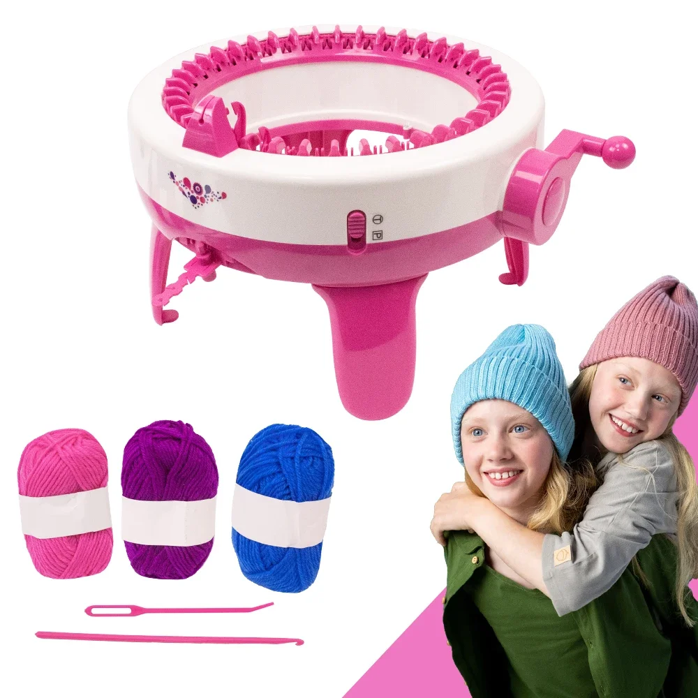 Efficient-22-40-Needle-Hand-Knitting-Machine-for-DIY-Scarves-Sweaters ...