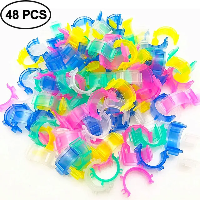 48pcs Thread Spool Huggers Bobbin Clamps Holders Keep Thread Spools ...
