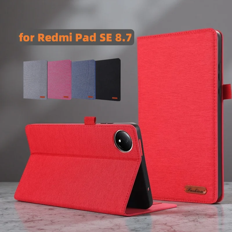 For Xiaomi Redmi Pad SE 8.7 inch Case 2024 Flip Oxford Cloth Tablet ...