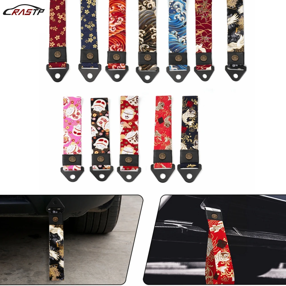 Free Shipping 28cm JDM Style Tow Strap Racing Katana Car Tow Strap/tow ...