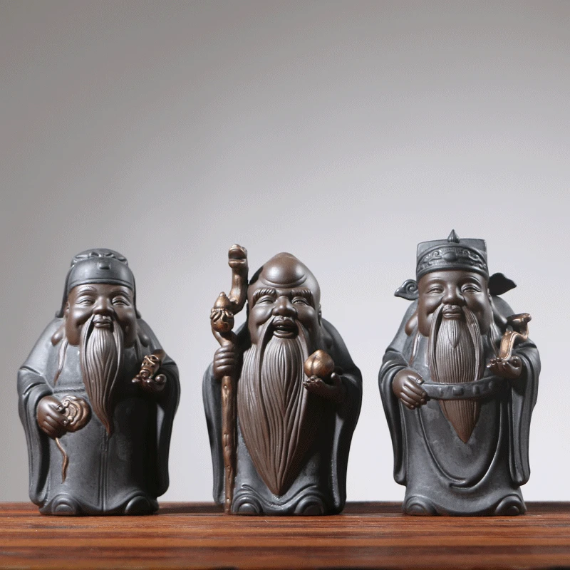 Ceramic-Fortune-Fu-Lu-Shou-Geomancy-Decoration-Opening-and-Housewarming ...