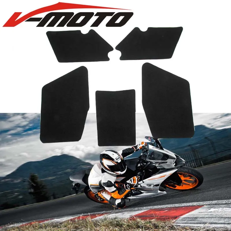 For KTM RC 200 RC390 Motorcycle Tank Traction Pad Side Gas Knee Grip ...