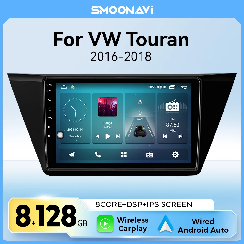 10-1-Inch-Android-13-For-VW-Volkswagen-Touran-2016-2018-Car-Radio ...