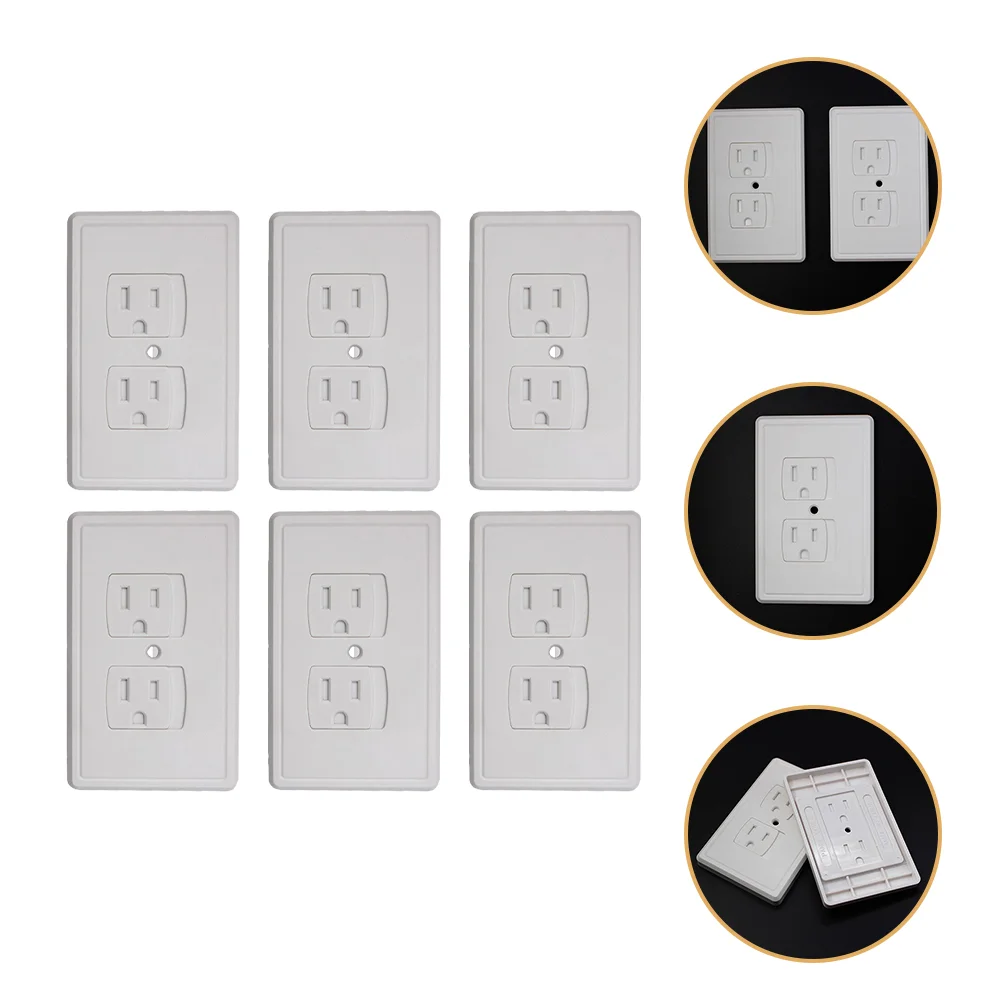 6-Pcs-Anti-Electric-Shock-Socket-Cover-Baby-Safety-Outlet-USB-Wall ...