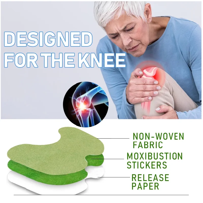 20pcs Joint Muscle Pain Relief Plaster Wormwood Moxa Herb Paste Body ...