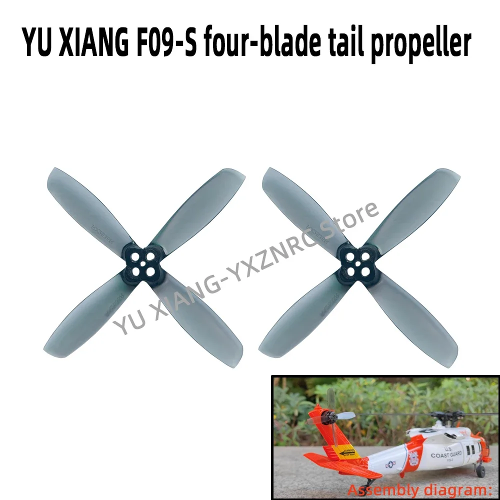 YU XIANG YXZNRC F09/F09-S Black Hawk helicopter UH-60 four-blade tail ...