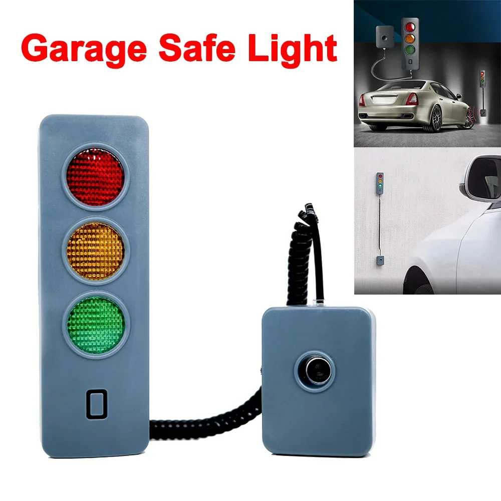 Car-LED-Parking-Sensor-Garage-Safe-Light-Device-Reverse-Radar-Sound ...