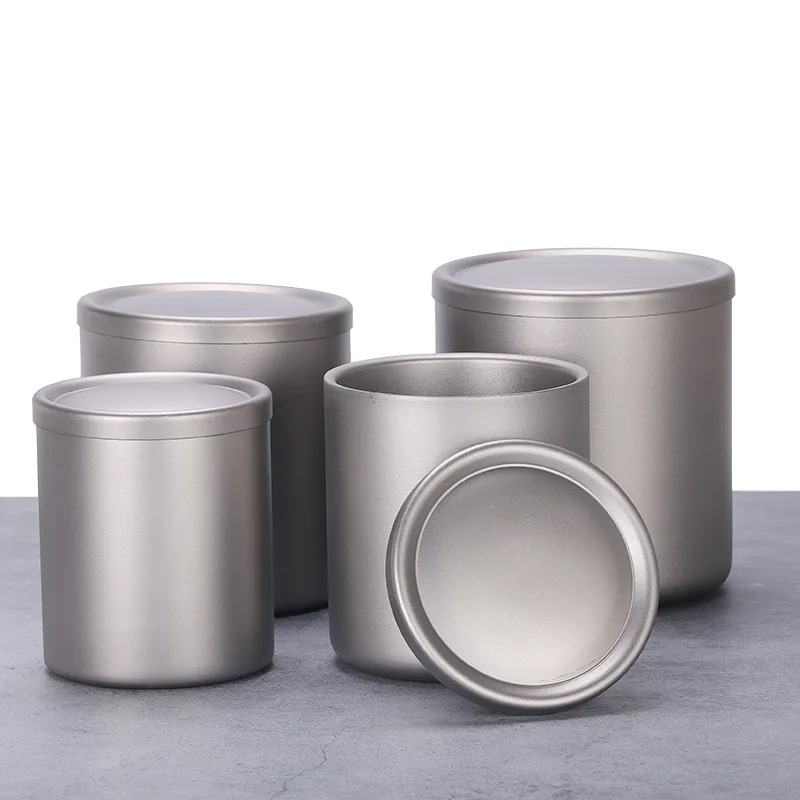 Outdoor Pure Titanium Double Tnsulation Mug Titanium Cup Camping Mug ...