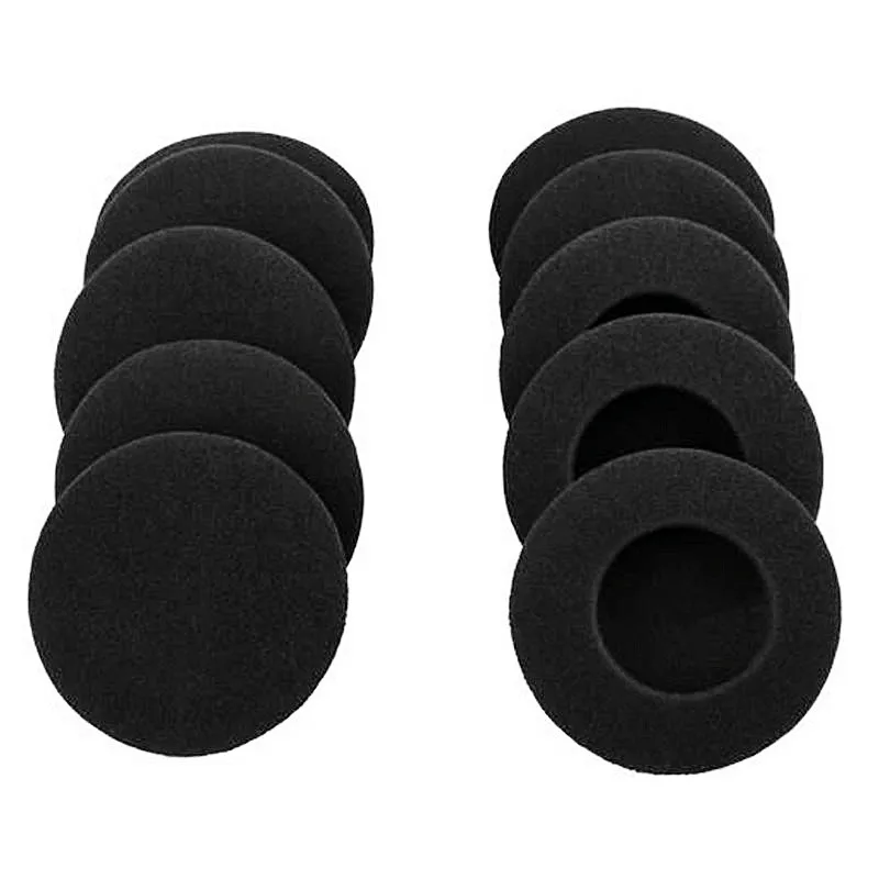 10-Pcs-5cm-Foam-Ear-Pads-Headphone-Earpads-Ear-Tips-Replacement-Sponge ...