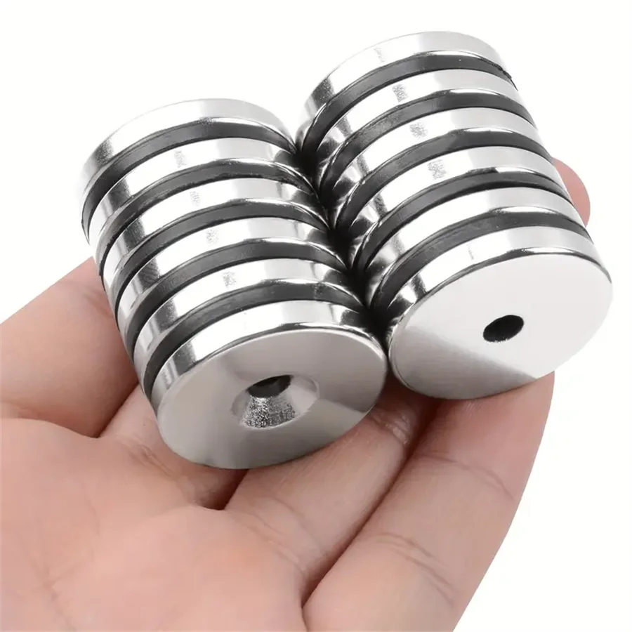 XiongChuCi-Round-Magnet-With-hole-30-5mm-Hole5mm-Neodymium-Magnet-N35 ...