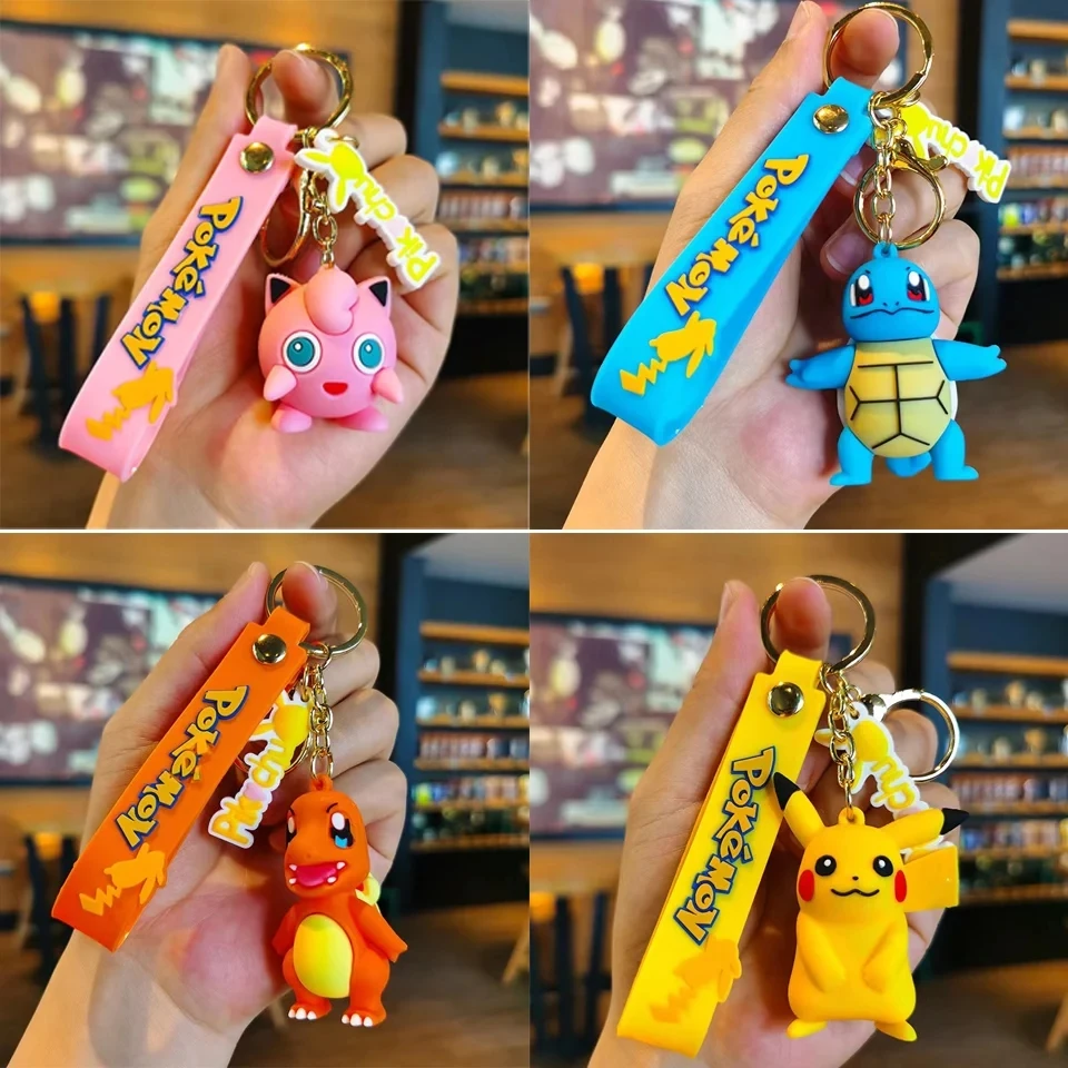 Pokemon-Keychain-Pikachu-Anime-Action-Figure-Toy-Kawaii-Cartoon-Fashion ...