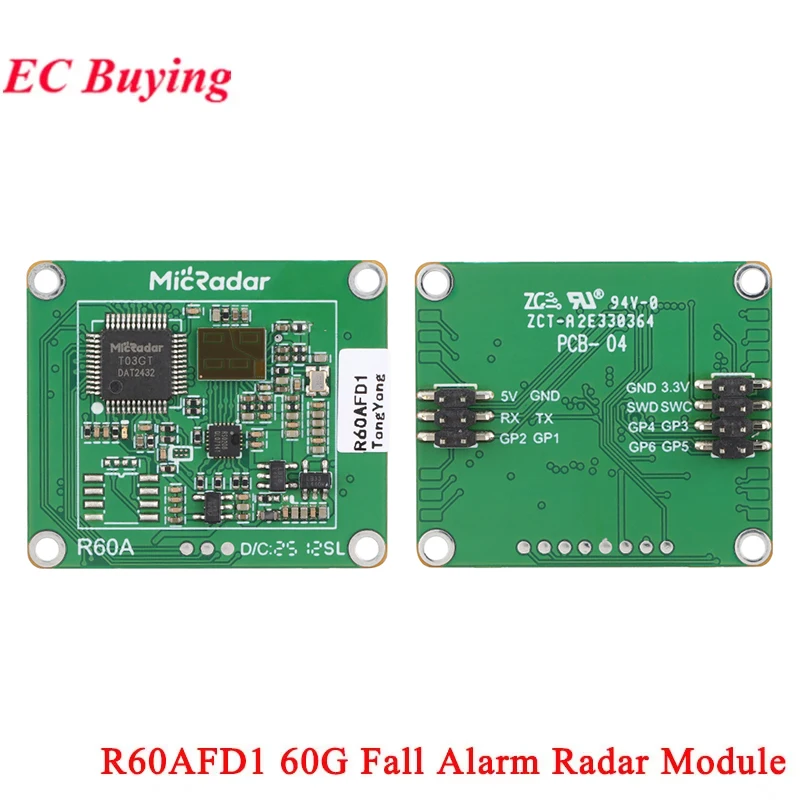 R60AFD1 60G Falling Alarm Radar Module Fall Detected Millimeter Wave ...