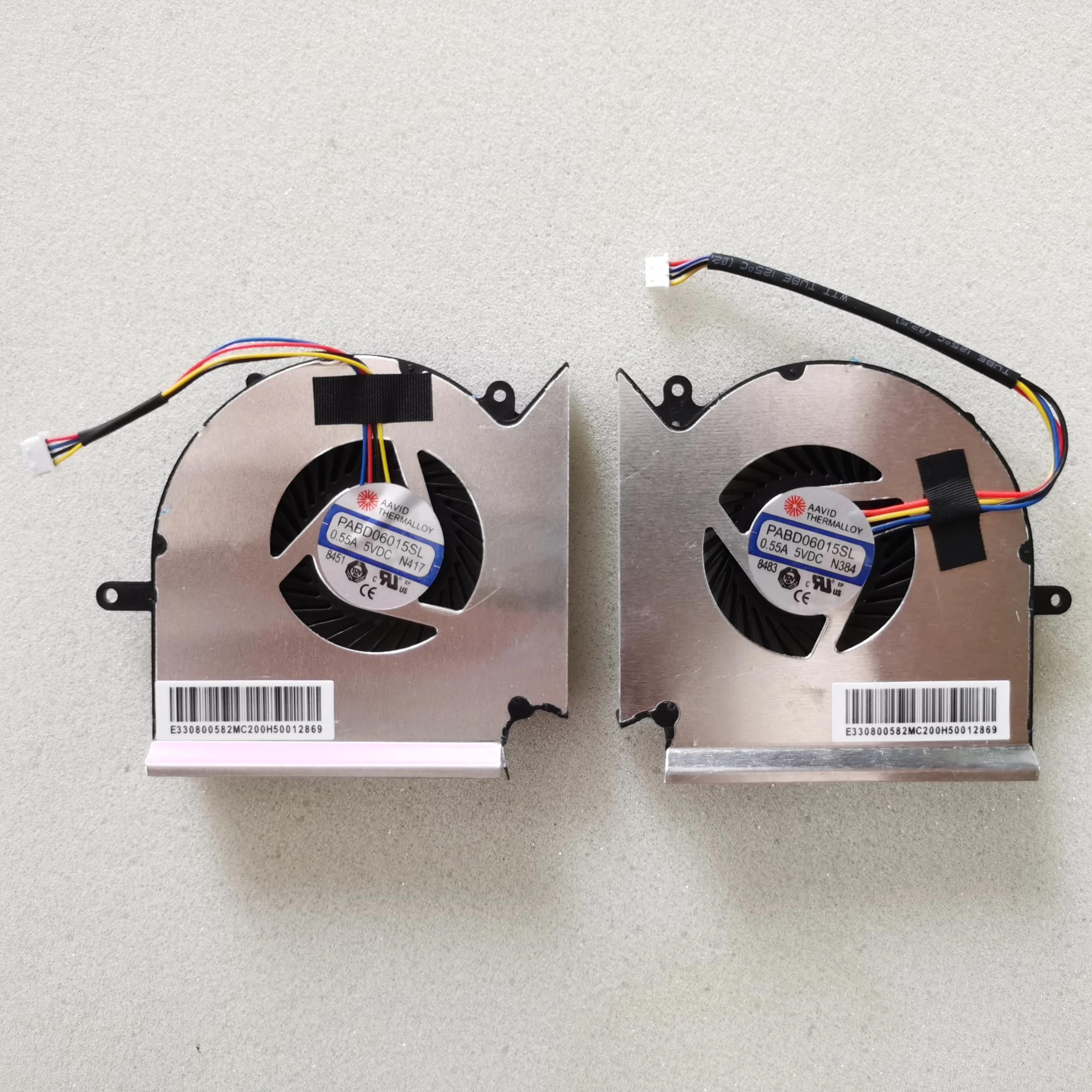 New laptop CPU &Gpu cooling fan for MSI GE63 GL63 GP63 GV63 GL73 GE73VR ...