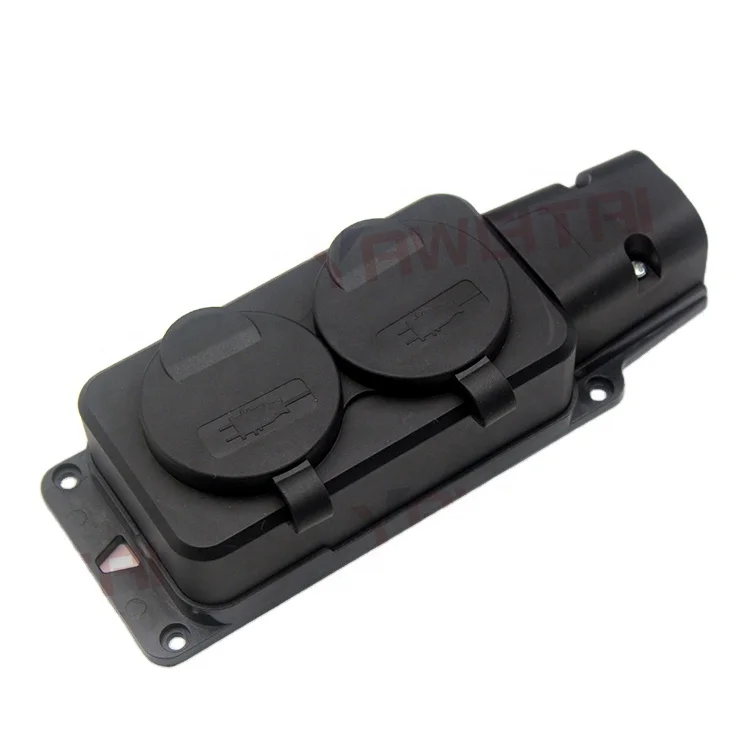 european-waterproof-socket-with-earthing-IP54-2-gang-extension-socket ...