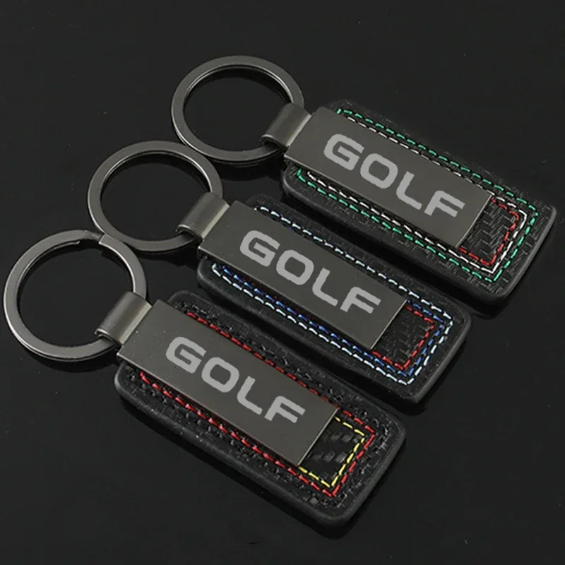 Car Key Chain Keyrings Key Holder for VOLKSWAGEN VW GOLF Logo 2 3 4 5 6 ...