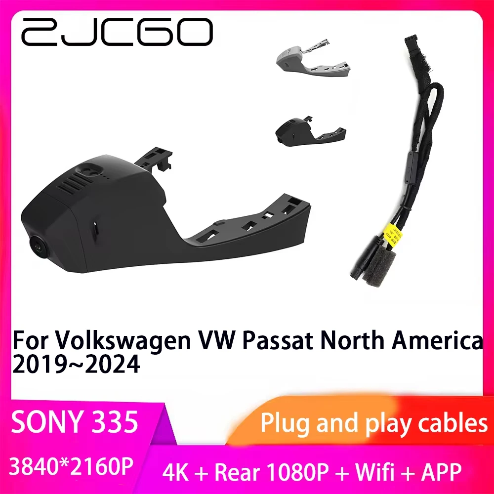 ZJCGO-Plug-and-Play-DVR-Dash-Cam-4K-2160P-Video-Recorder-for-Volkswagen ...