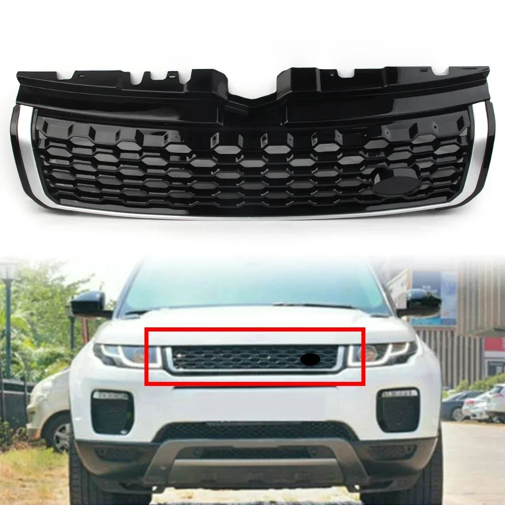 Car-Front-Upper-Grille-Grill-w-Logo-For-Land-Rover-Range-Rover-Evoque ...