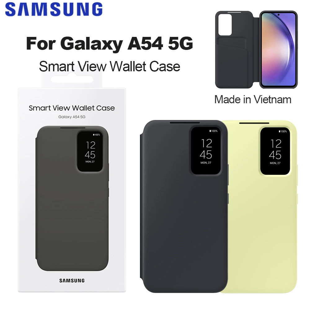Original For Samsung Galaxy A54 5G Smart View Wallet Case EF-ZA546 ...