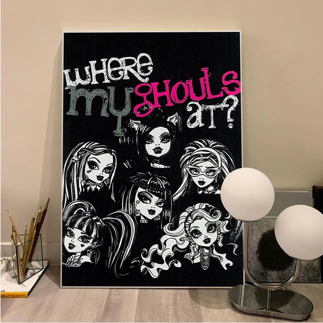 Monster High Wall Stencils
