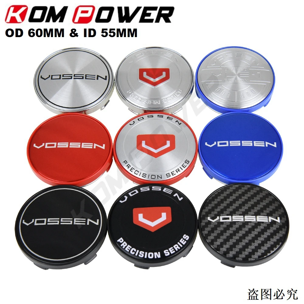 4PCS-OD-60MM-ID-55MM-Wheel-Center-Cap-VOSSEN-Logo-Wheel-Cover-Hub-Cap ...