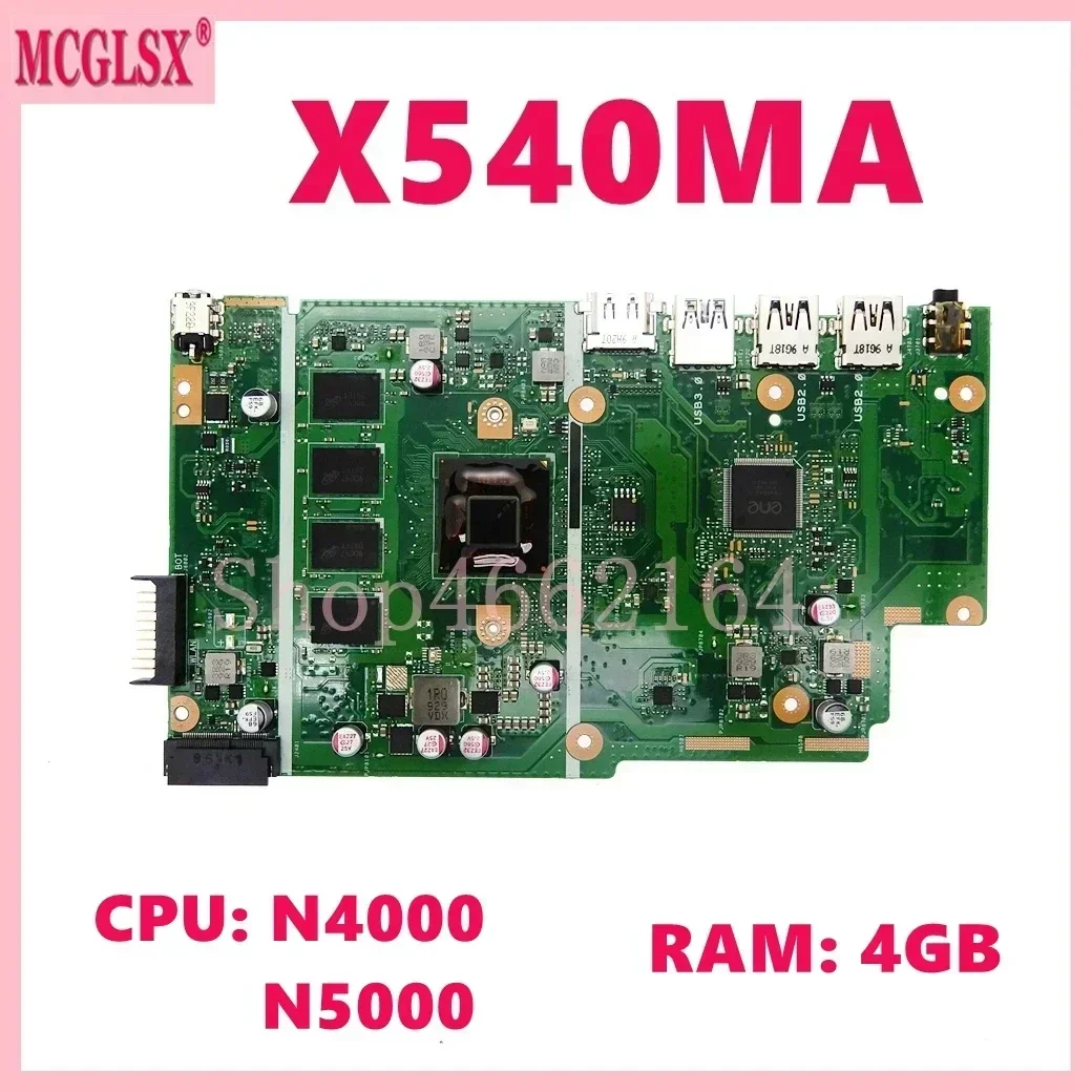 X540MA With N4000 N4100 CPU 2GB/4GB-RAM Mainboard For ASUS VivoBook ...