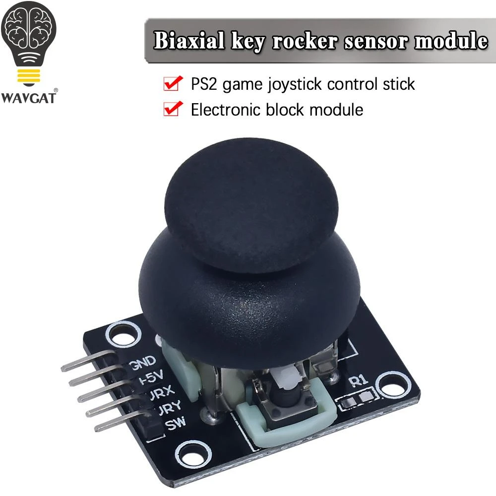 For Arduino Dual-axis Xy Joystick Module Higher Quality Ps2 Joystick ...