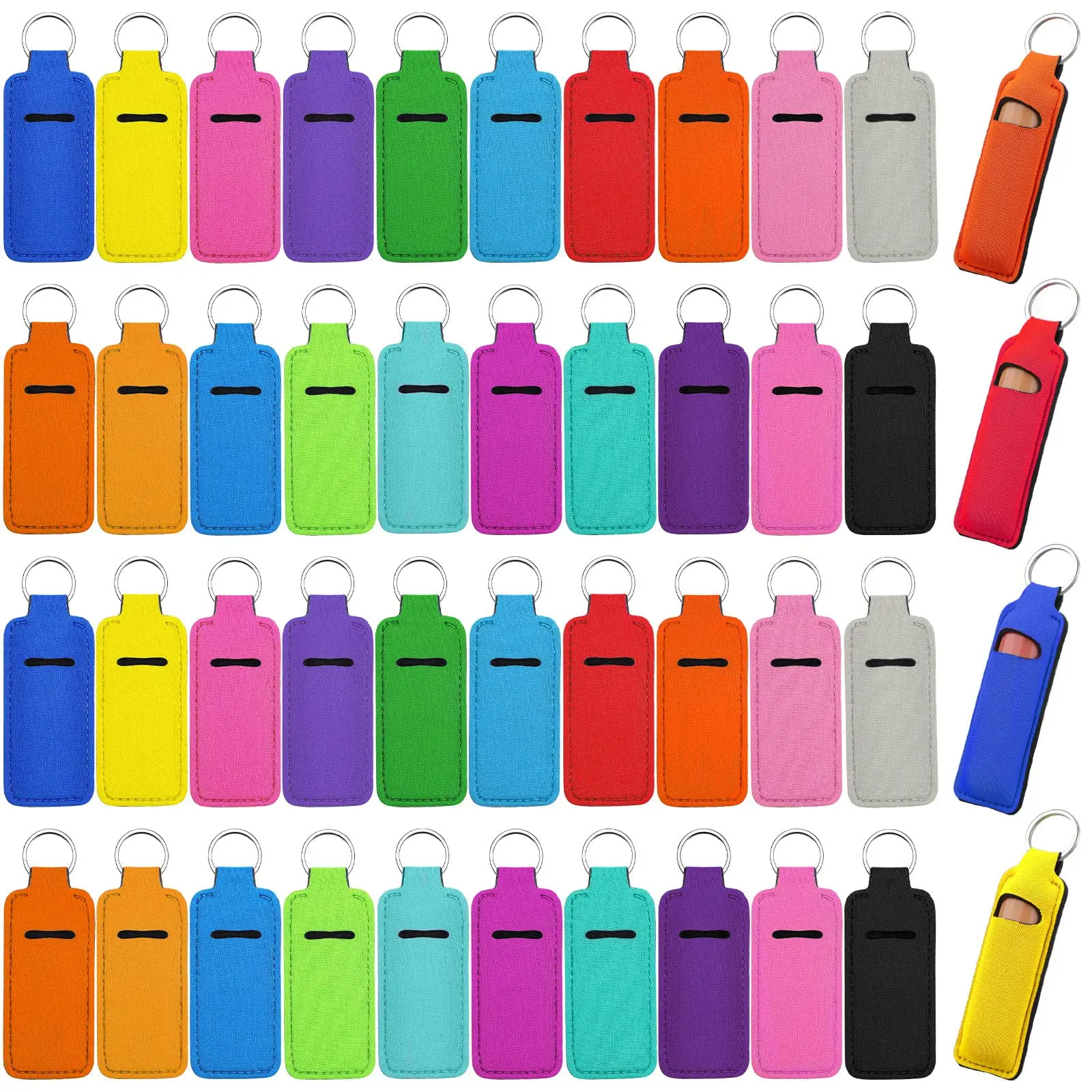 10Pcs-Set-Lipstick-Keychain-Holder-Lip-Balm-Holder-Keychain-Clip ...