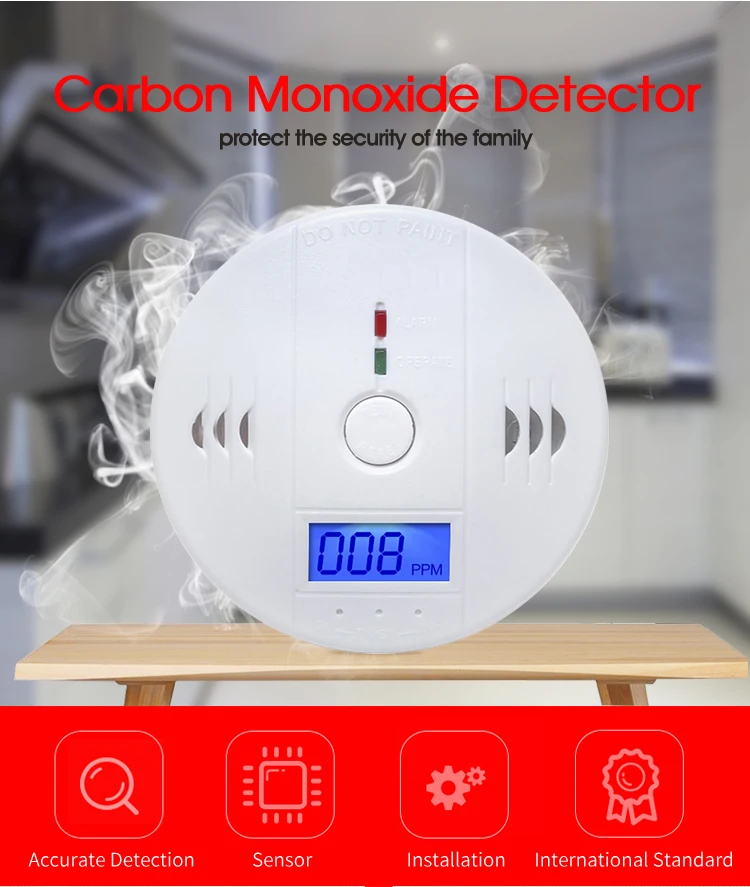 Independent-CO-Alarm-Sensor-Carbon-Monoxide-Alarm-Detector-85dB-High ...