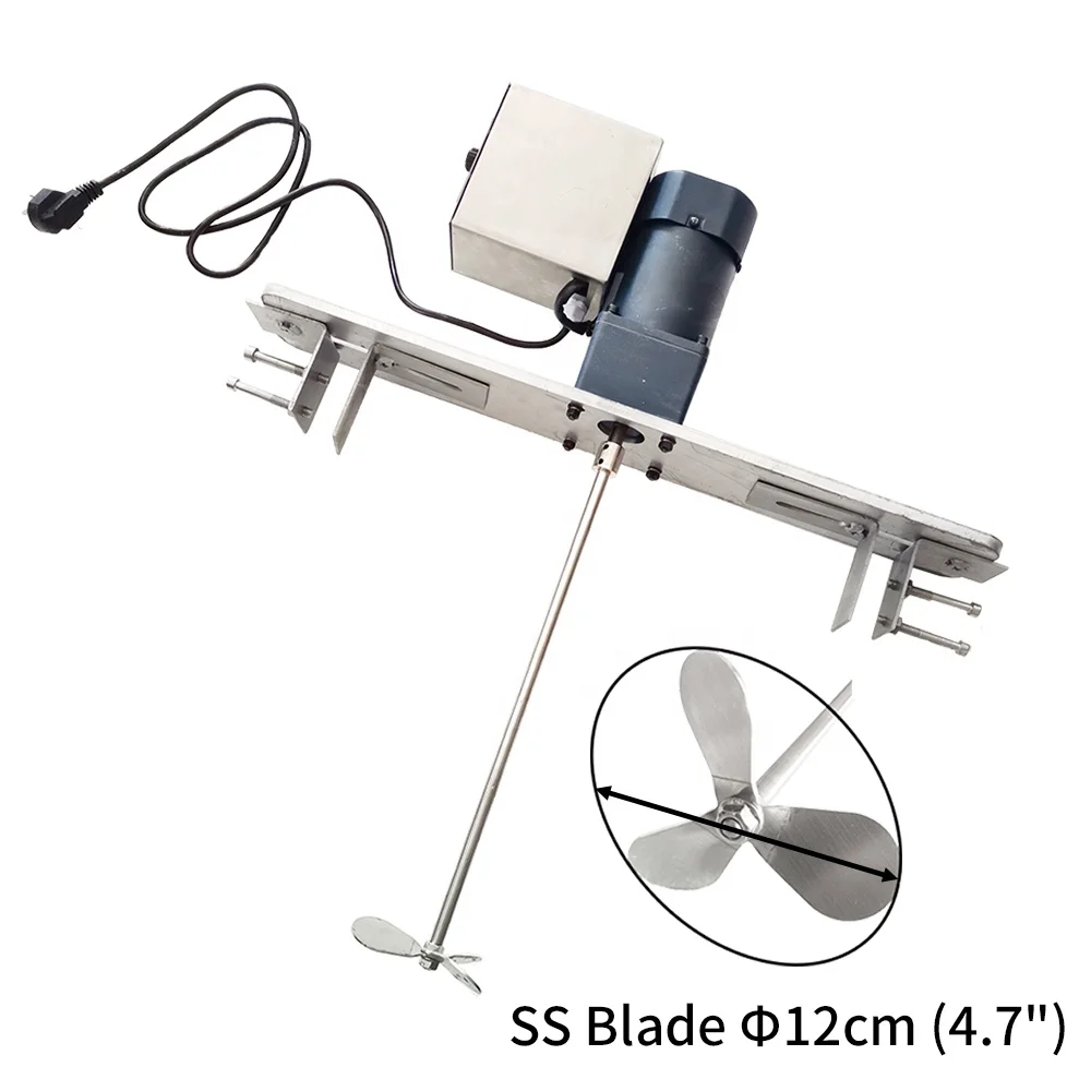 Industrial-Tank-Portable-Mixer-with-Stainless-Steel-Blade-for-40L-60L ...
