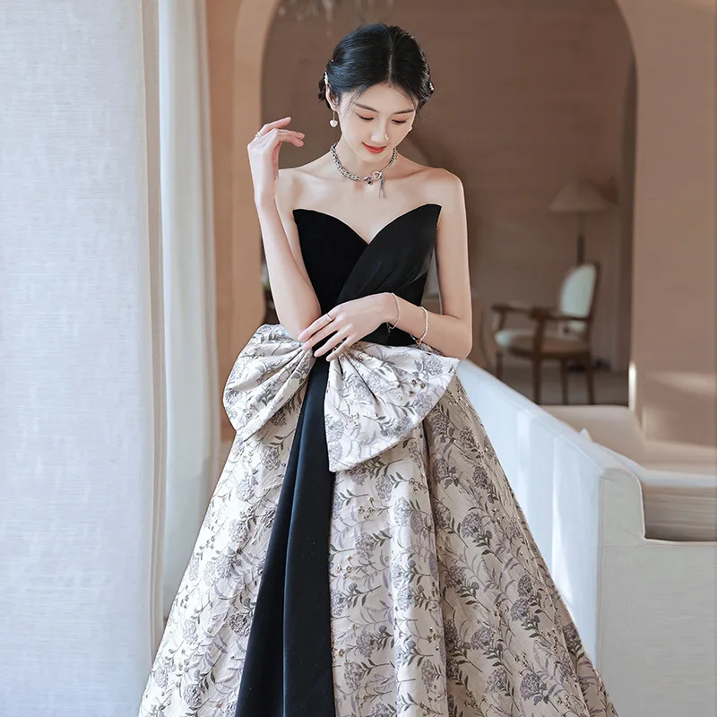 French-Evening-Dress-2024-New-Summer-Hepburn-Style-Niche-Celebrity ...