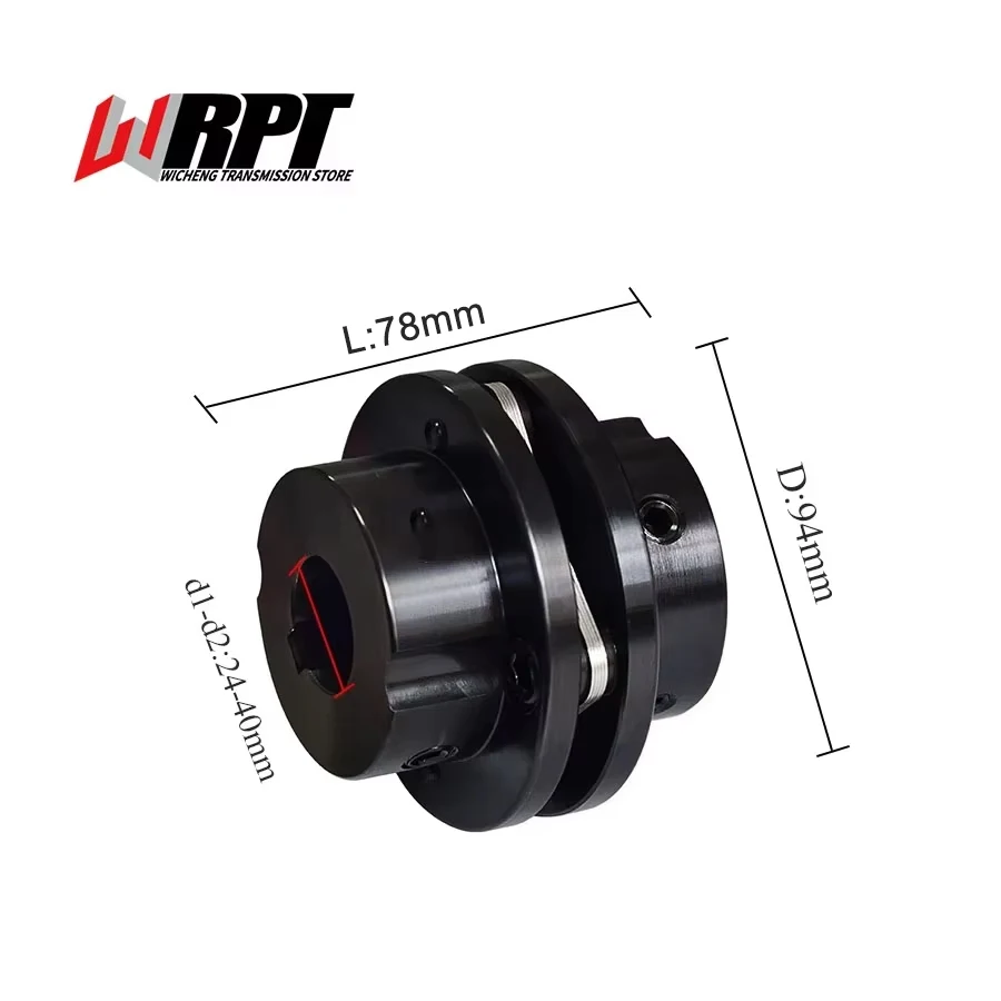 CSTG Diaphragm Coupling 45# Steel Sleeve Elastic Diaphragm Coupling ...