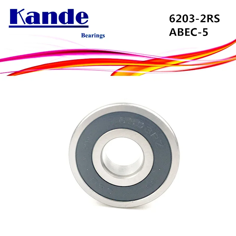 Kande-6203RS-4PCS-ABEC-5-6203-2RS-Single-Row-Deep-Groove-Ball-Bearing ...