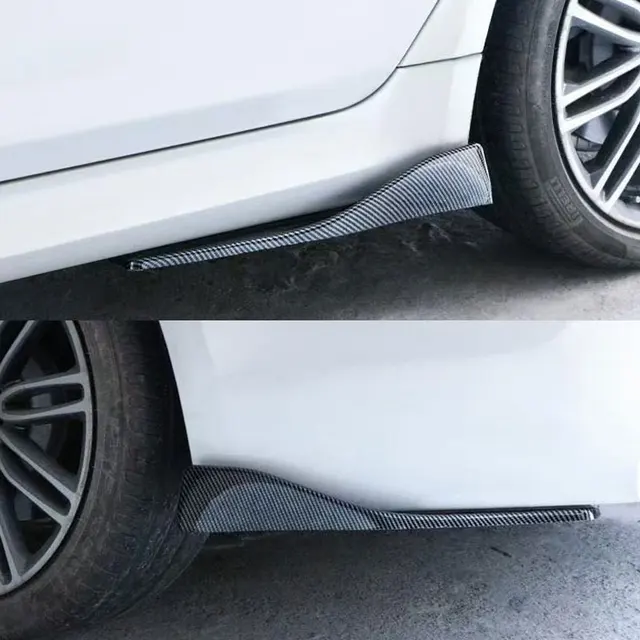Glossy Black PP Plastic Car Kit Universal Car Body Kit – Front Bumper ...