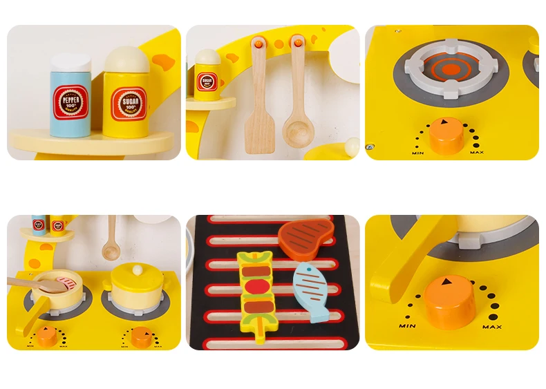 Giraffe Kitchen Bbq Playset - Official Store