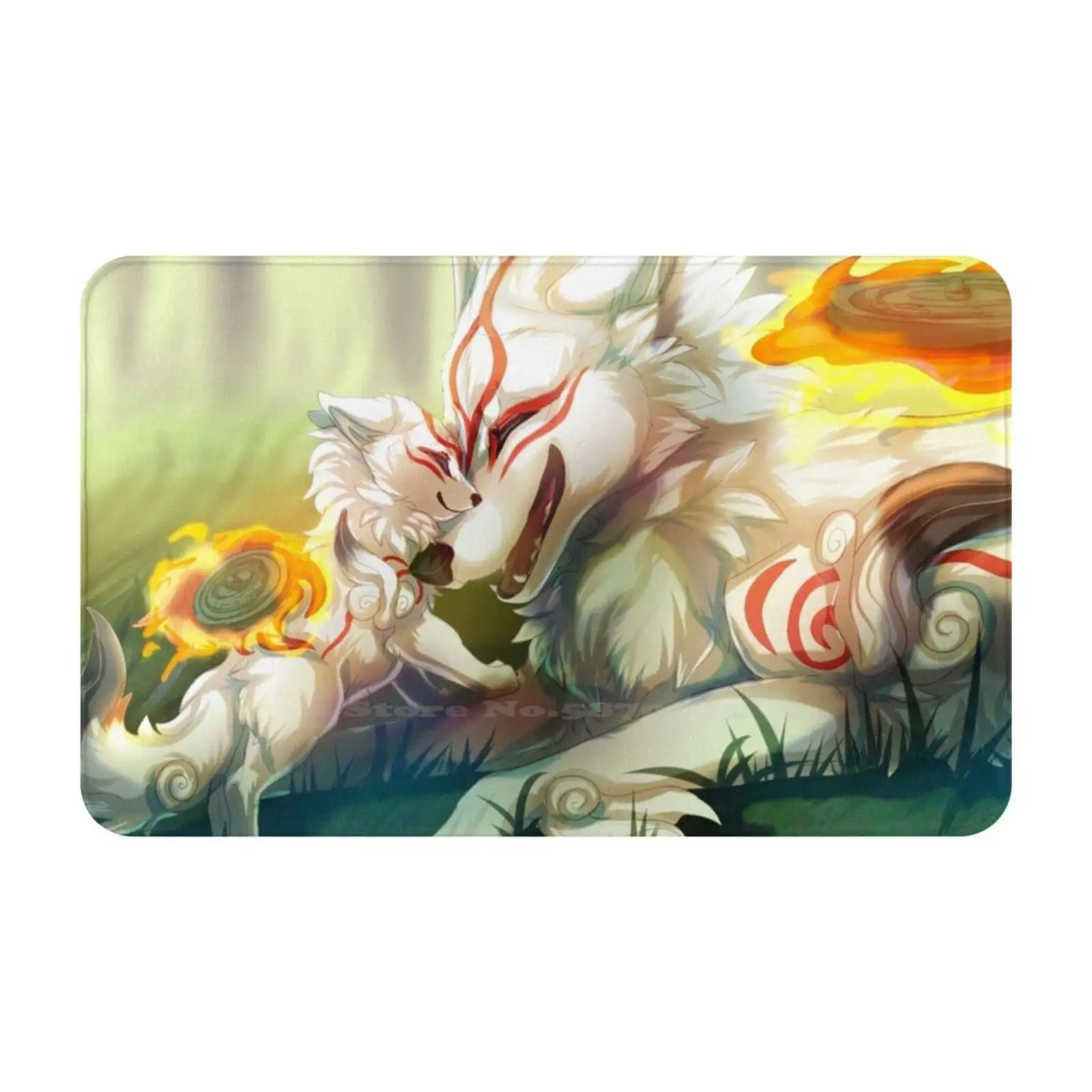 Okami Chibiterasu And Amaterasu