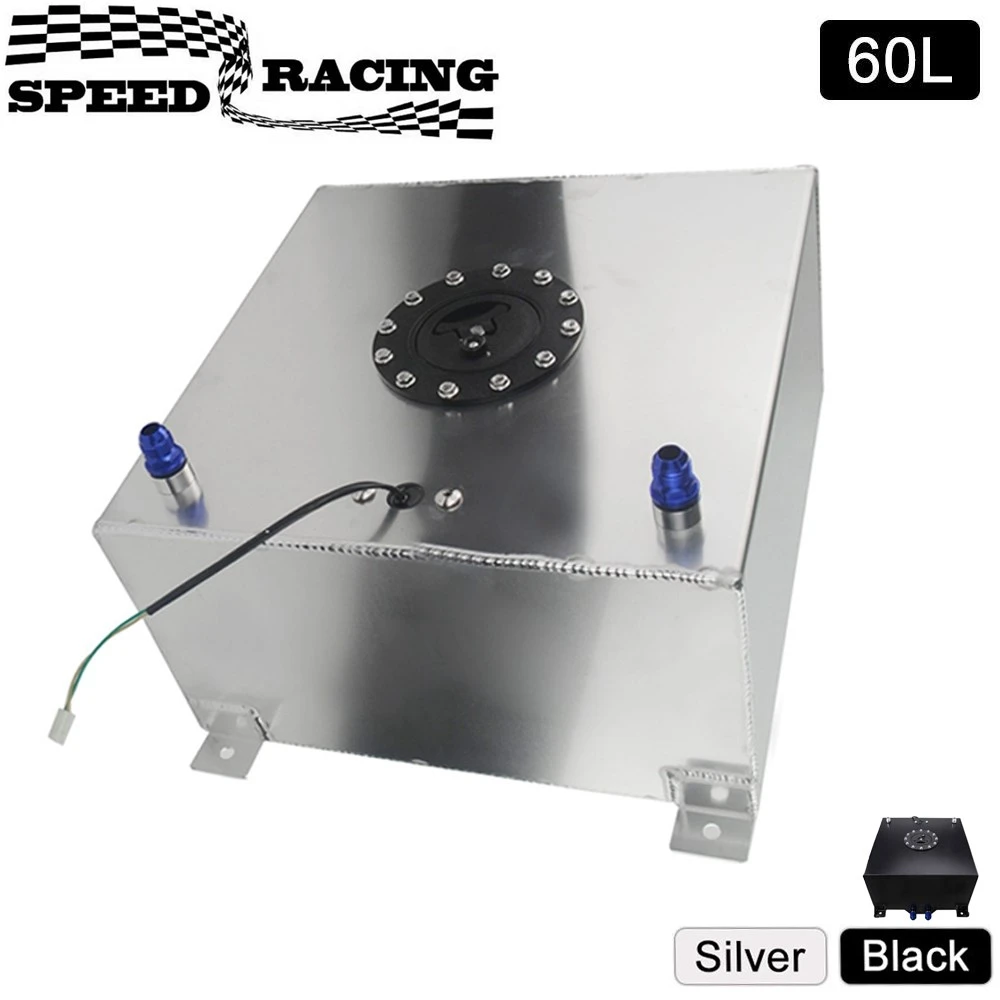 범용 알루미늄 연료 서지 탱크, 캡 포함 연료 전지, 센서 폼 내부 OC 1018A 60, 60L| | - AliExpress