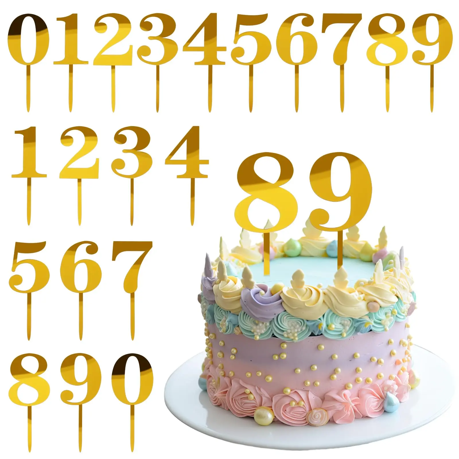 Number Cake Pan Numeric Acrylic, Hobbies & Toys, Stationery & Craft ...