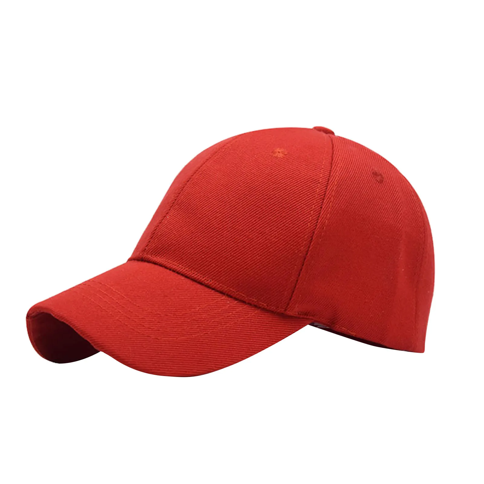Fashion-Solid-Colour-Baseball-Cap-Couple-Curved-Eaves-Tongue-Hat-Sun ...