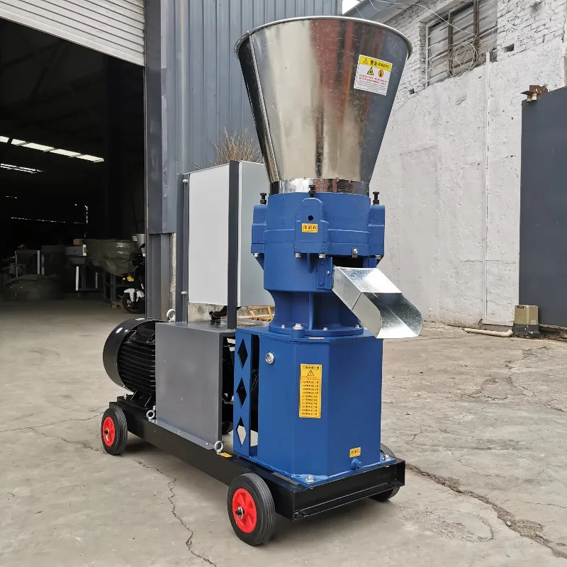 Small Scale Wood Pellet Mill Feed Processing Machine Mini Flat Die ...