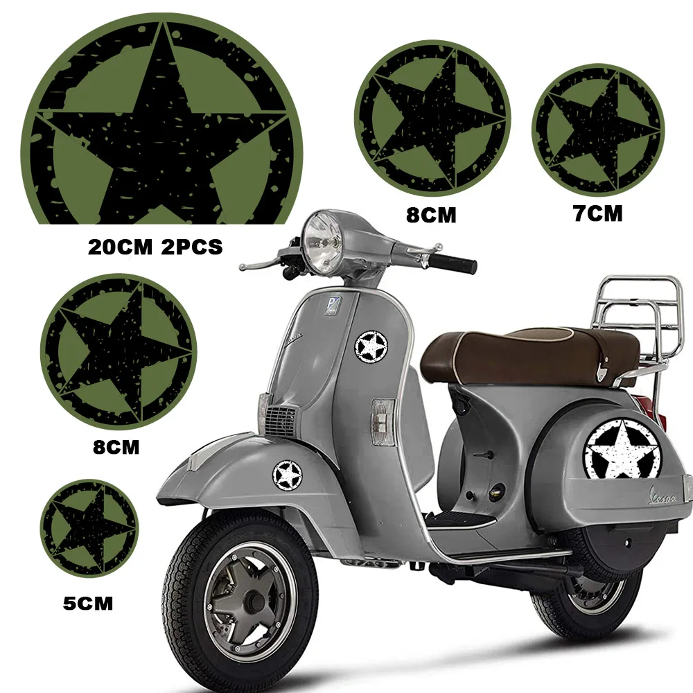 Reflective Motorcycle Sticker Waterproof Scooter Decal Accessories For ...